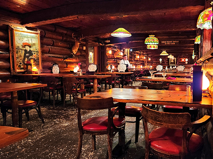 Dining rooms that feel like you've wandered into a hunting lodge where Ernest Hemingway might appear at any moment to order a rare steak.