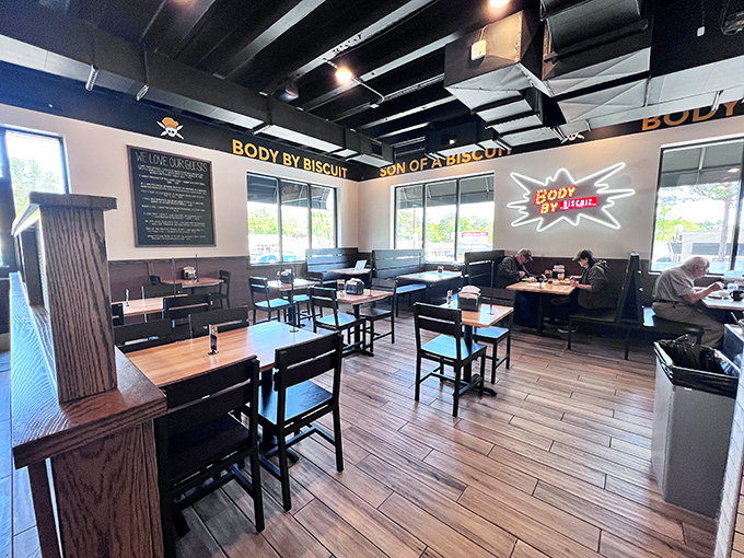 Spacious dining room accommodates groups while maintaining that neighborhood joint intimacy everyone craves most.