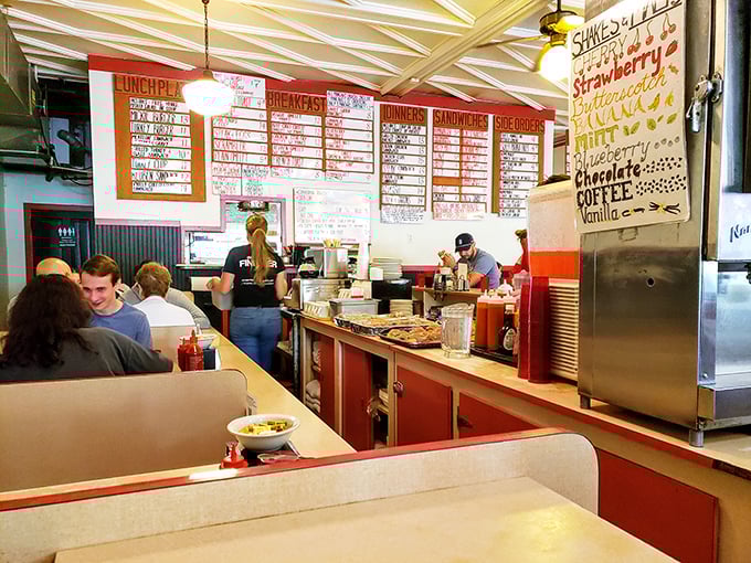 The counter service view&mdash;where regulars know exactly what they want and newcomers stand in awe of the breakfast possibilities.