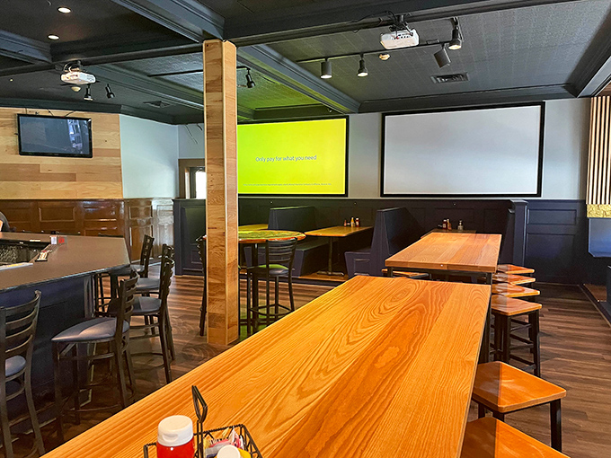 Community happens at these tables, where wooden chairs have supported decades of conversations, celebrations, and everyday meals.
