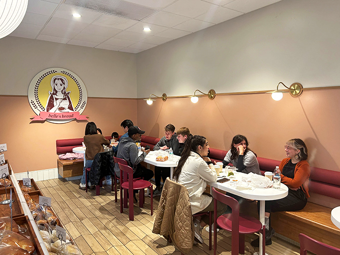 The caf&eacute; area hums with conversation and contentment&mdash;a cross-cultural community united by the universal language of good food.