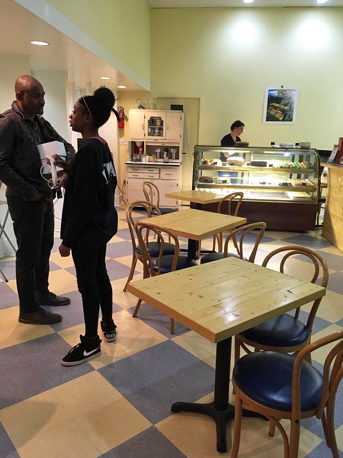 The dining area's wooden tables and classic caf&eacute; chairs create an atmosphere where lingering over coffee feels not just allowed, but encouraged.