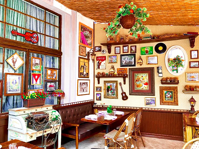 Another angle reveals more vintage charm, where every meal feels like a celebration worth photographing.