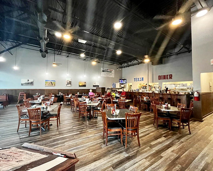 Every seat in this house offers front-row access to comfort food theater at its absolute finest.