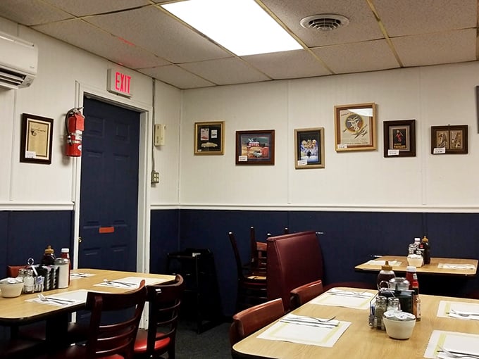 Another angle reveals more cozy corners where countless coffee conversations have unfolded over the years.