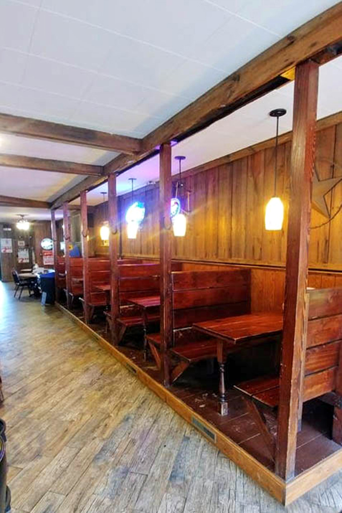 These wooden booths have witnessed decades of first dates, family dinners, and friendly gatherings&mdash;each one with its own story to tell.