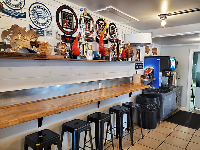 Another angle reveals the thoughtful design details that make this space feel both sophisticated and down-to-earth approachable.