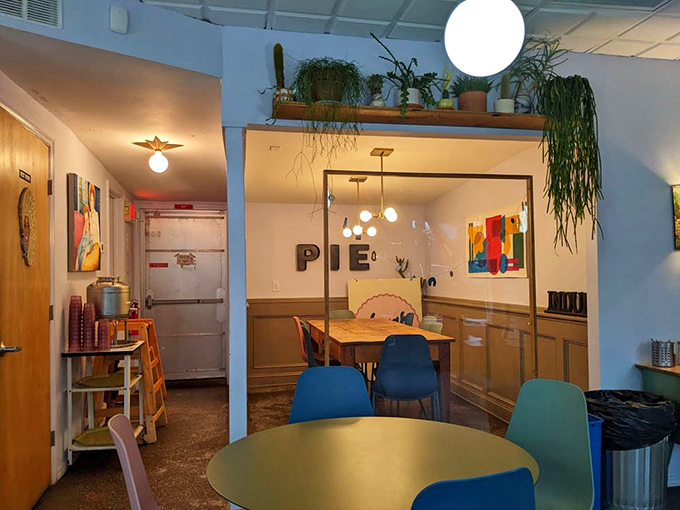 That "PIE" sign in the background isn't just decor&mdash;it's the North Star guiding hungry travelers to their delicious destination.