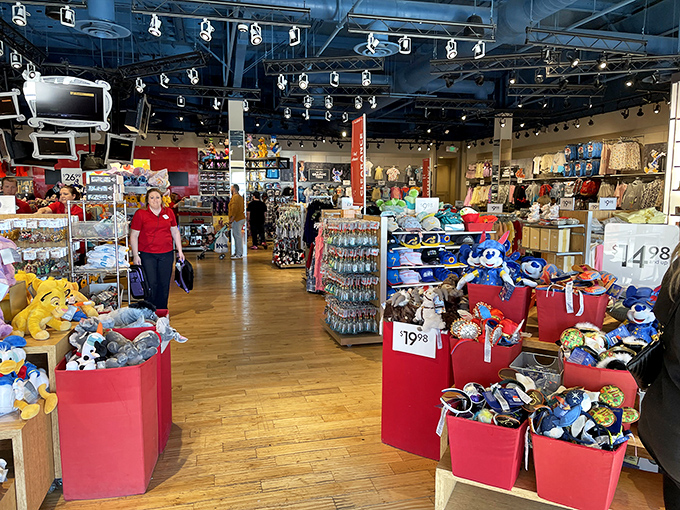 Even Mickey knows a good deal when he sees one. The Disney Store beckons to both the young and the young-at-heart.