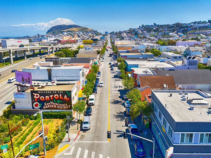 Another San Francisco Portola District view&mdash;quite the contrast to our mountain town's more relaxed, affordable lifestyle.