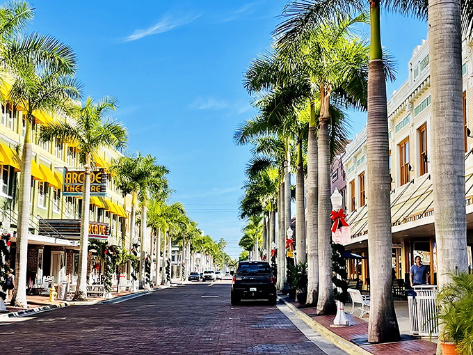 Palm-lined streets that make even a quick trip to buy sunscreen feel like you're in a travel magazine photo shoot.