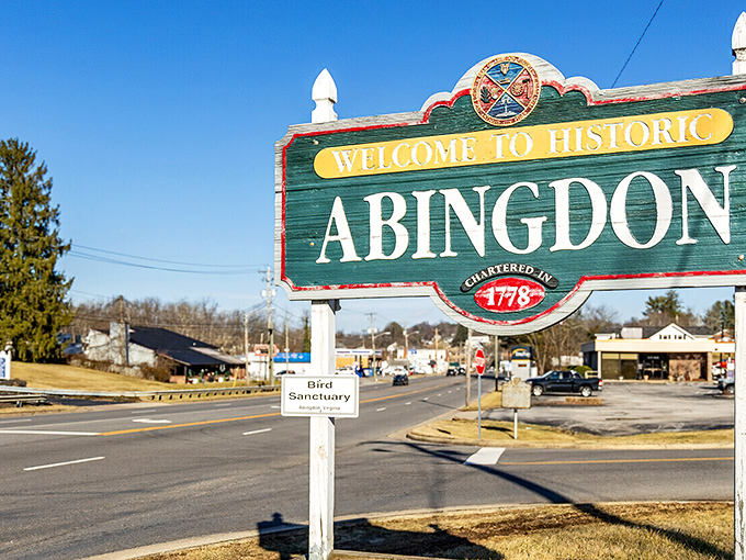 Abingdon's welcome sign doesn't just mark a town boundary&mdash;it's the threshold to a Virginia experience that's been perfecting its charm since 1778.