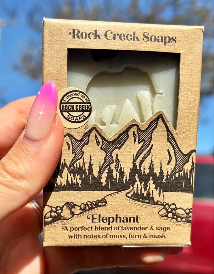 The gift shop's eco-friendly soaps bring mountain landscapes into your shower &ndash; aromatherapy with a side of environmental consciousness.