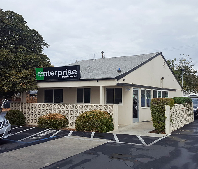 Even rental cars feel more relaxed here, where parking spaces outnumber the people competing for them.