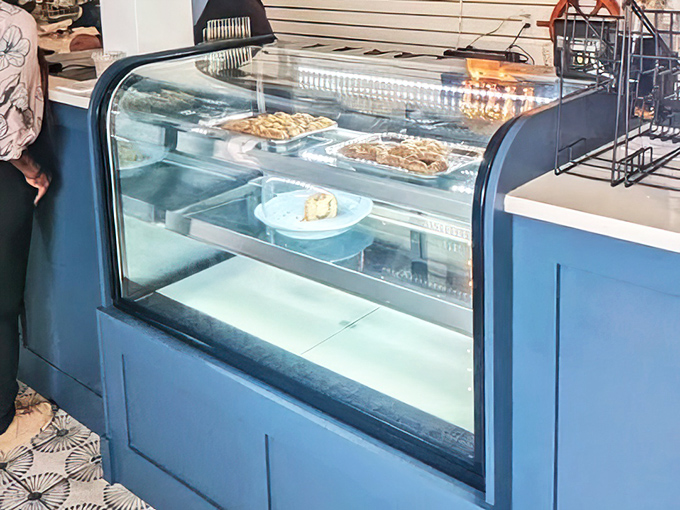 The display case doesn't just hold desserts&mdash;it's a glass-enclosed museum of "why wait until after dinner?" temptations.