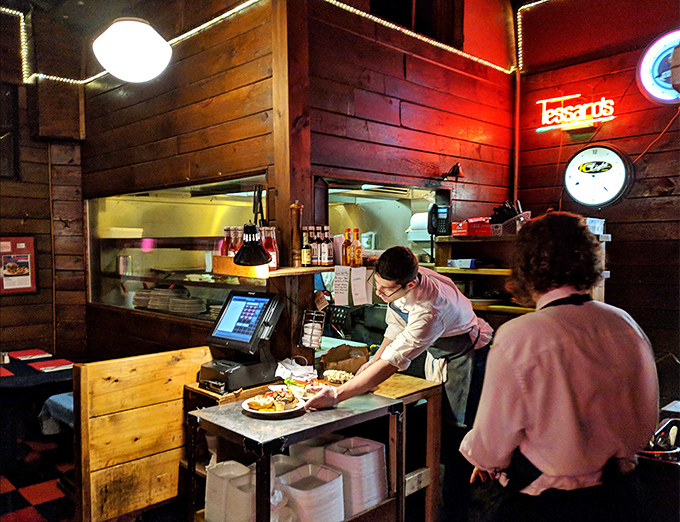 Where the magic happens: That open kitchen is like watching a delicious Broadway show, except the tickets are cheaper and you can eat the performers.