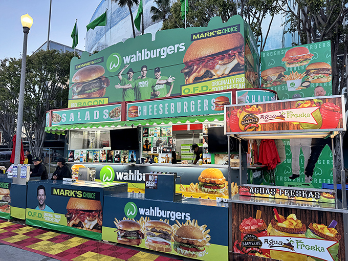 Food trucks serve up everything from gourmet burgers to international flavors, fueling serious shopping marathons.