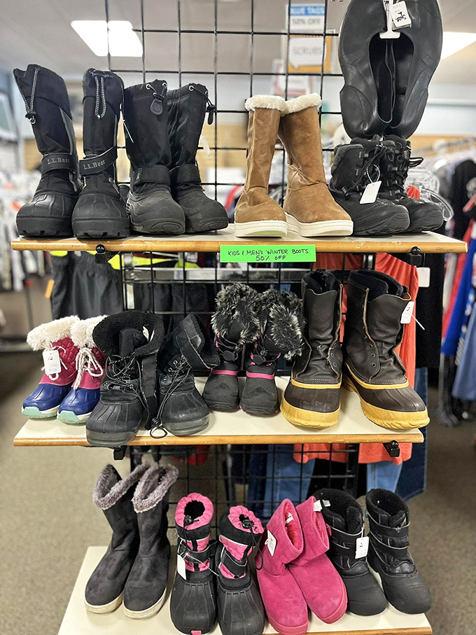 Wisconsin winter warriors know good boots when they see them. These pre-loved snow tamers are ready for their next blizzard adventure.