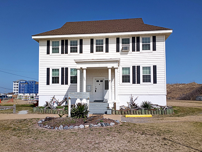 The historic Little Island Station stands as a charming reminder of simpler coastal times, before sunscreen came in anything higher than SPF 8.