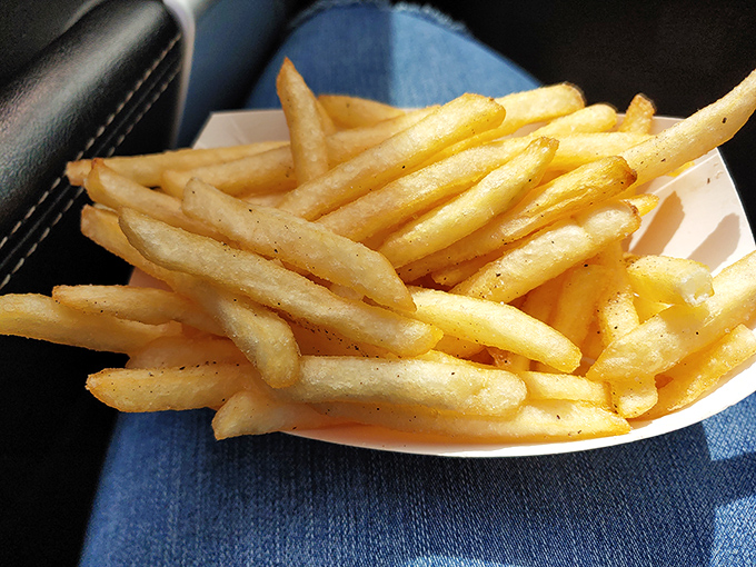 French fries that understand their purpose in life: golden, crispy vehicles for ketchup delivery that make you wonder why you ever bothered with truffle oil.