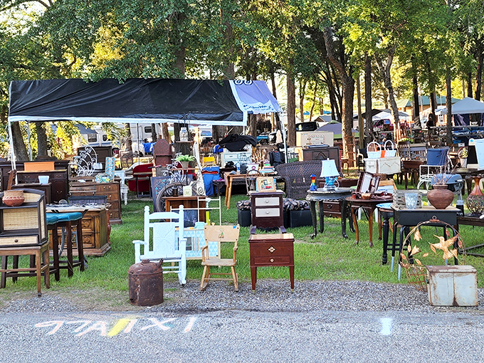 Furniture finds under the Texas sky – from farmhouse chic to mid-century treasures, all waiting for their forever homes.