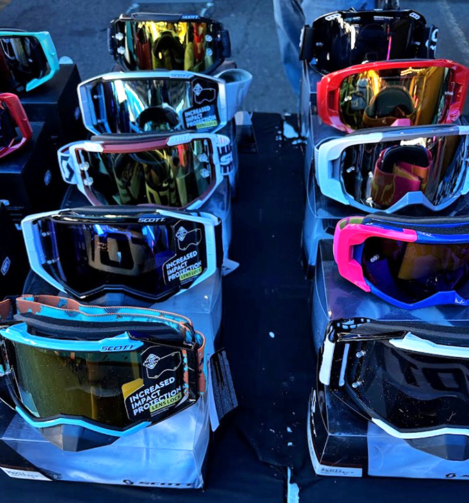 Serious eye protection with serious style. These goggles prove desert recreation doesn't mean sacrificing your fashion sensibilities.