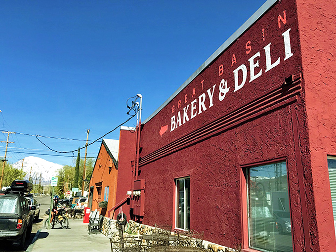 Great Basin Bakery's bold red exterior serves as a beacon for carb-seekers&mdash;like a lighthouse, but for people hunting fresh bread.