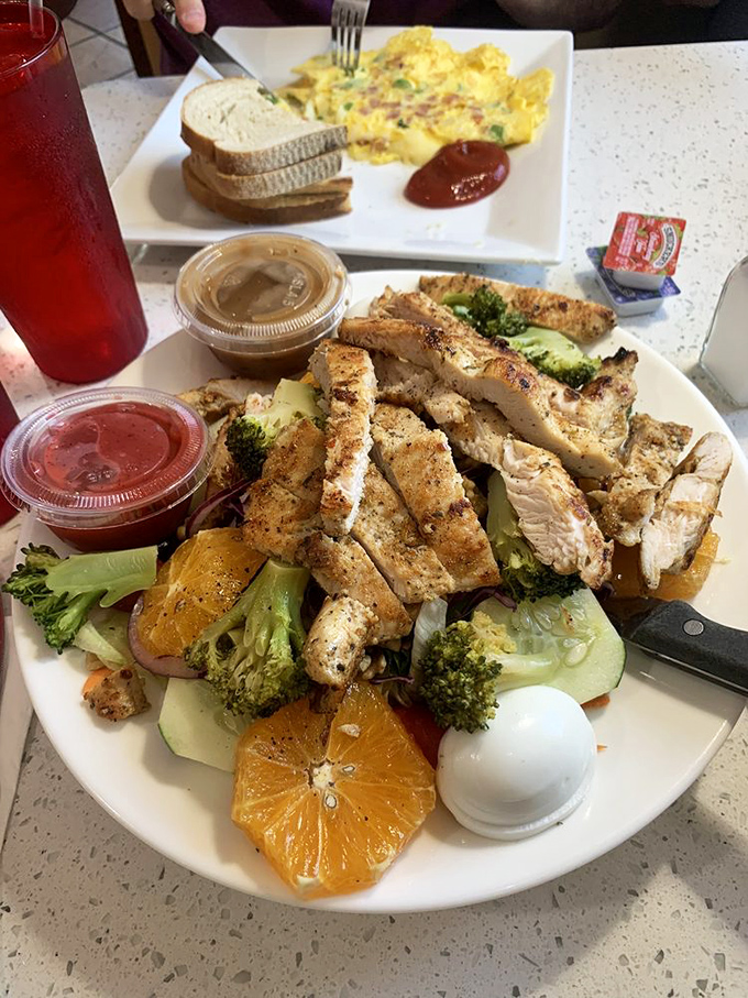 This chicken salad doesn't just have fruit&mdash;it's a tropical vacation on a plate where protein meets paradise.