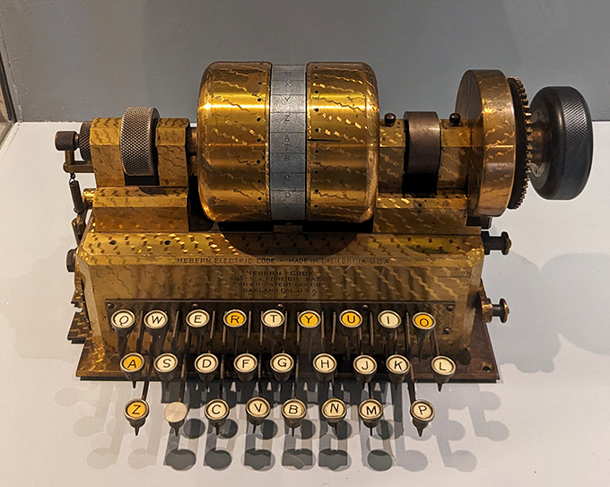 Golden gears and brass dreams: the Hebern Electric Code Machine brought cryptography into the mechanical age beautifully.