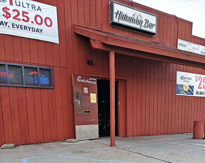 The Hideaway Bar lives up to its name&mdash;a no-frills local watering hole where regulars know exactly what you're drinking before you order it.