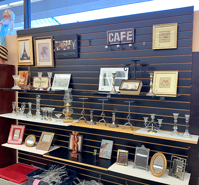 Picture frames and candlesticks stand at attention like elegant soldiers. Each piece silently volunteers to become the conversation starter in your home.