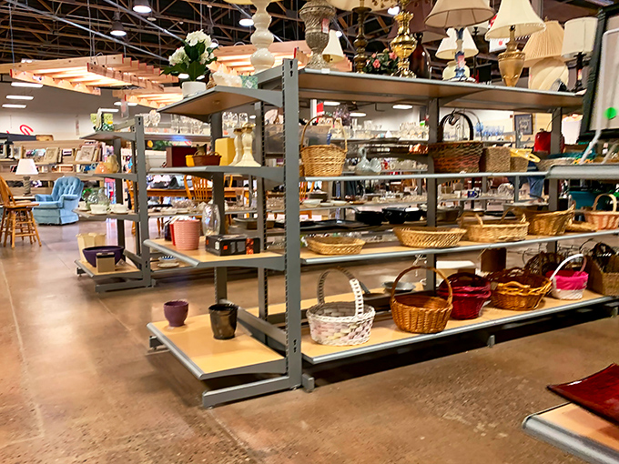 Basket paradise! From picnic-ready to purely decorative, these woven wonders await their next chapter in someone's home.