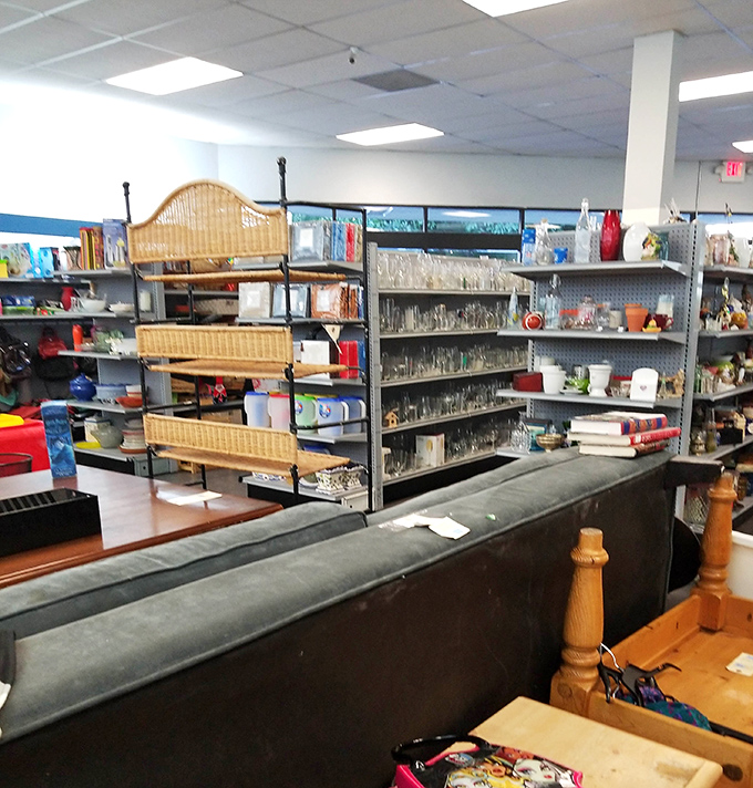 Furniture and housewares: where vintage charm meets modern budgets. That wicker headboard is just waiting to star in your bedroom makeover.