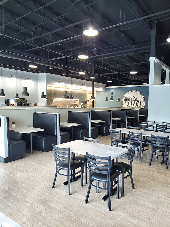 Modern meets classic in this thoughtfully designed space where every seat feels like the best one in the house.