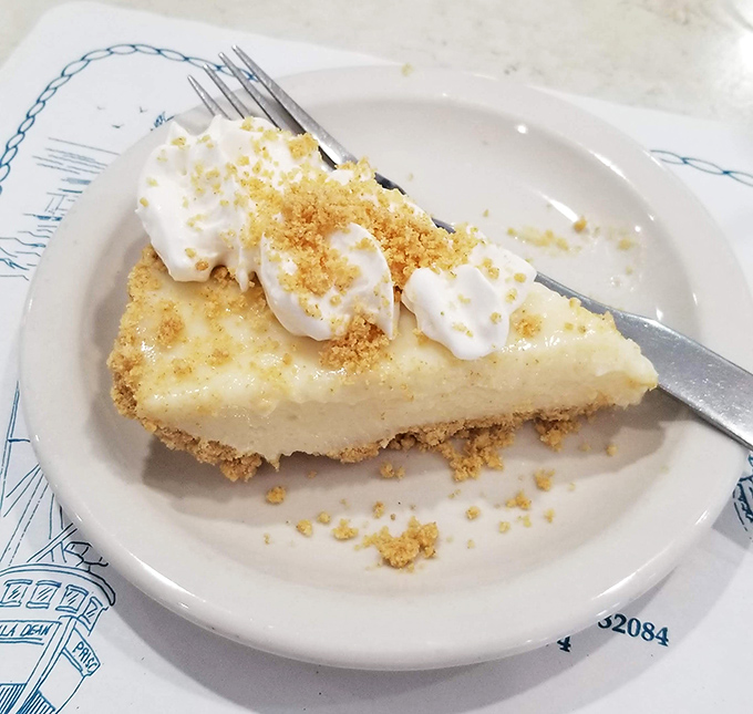 Key lime pie that strikes that perfect balance between tart and sweet &ndash; the dessert equivalent of finding a twenty in your old jacket pocket.