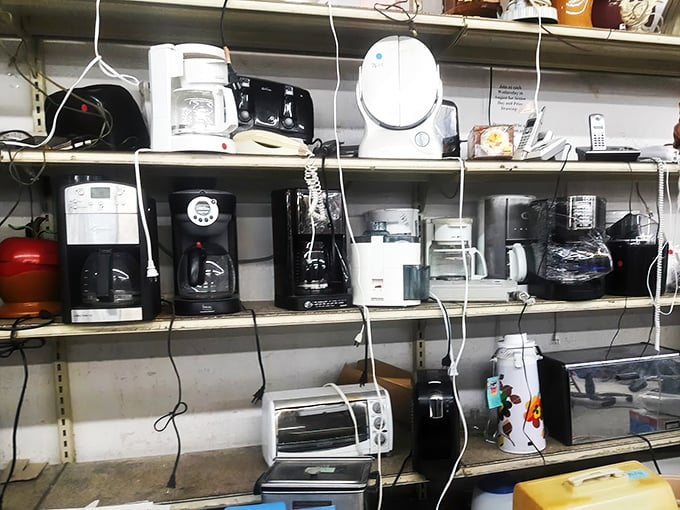 Coffee makers lined up like contestants in a caffeine beauty pageant. That espresso machine might be your ticket to barista-level morning brews.
