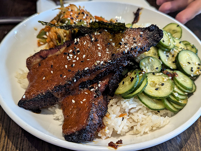 The Korean BBQ bowl marries smoke and spice in a cross-cultural romance that would make a fantastic rom-com if food could act.