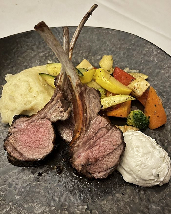 These lamb chops aren't just dinner – they're edible art with a perfect pink center that would make even the most jaded food critic weak at the knees.