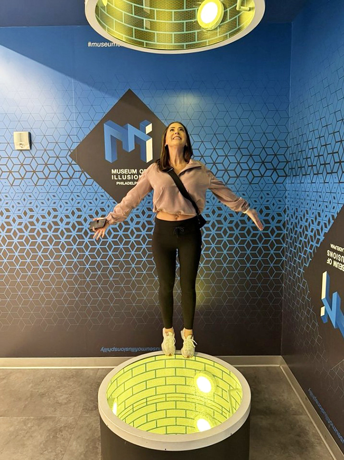 Standing on this platform makes you feel like you're defying gravity with casual confidence.