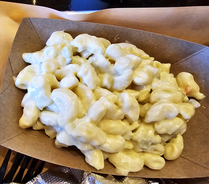 Mac and cheese that doesn't know it's a side dish. This creamy, unapologetic comfort food has main character energy in every bite.