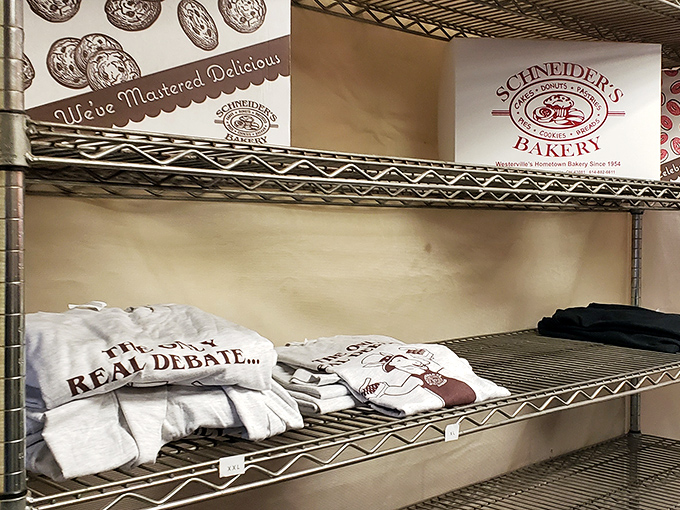 "We've Mastered Delicious" isn't bragging if it's true – and the t-shirts prove this bakery has enough fans to warrant its own merchandise line.