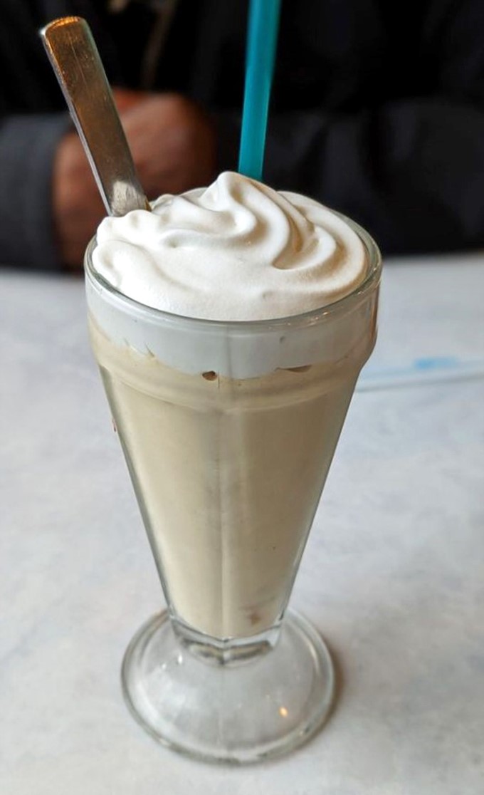 This isn't just a milkshake&mdash;it's a cloud of happiness in a glass. Thick enough for a spoon, satisfying enough to make you forget your problems.