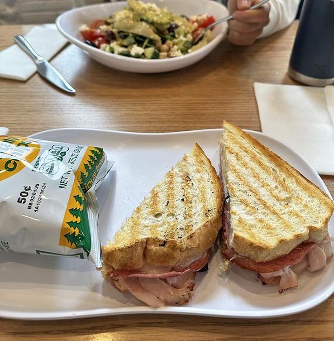 The muffuletta that could convert vegetarians &ndash; layers of flavor stacked like delicious architecture.