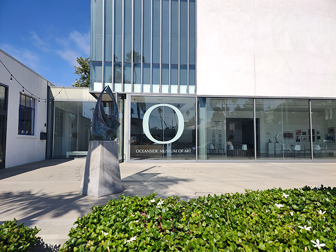 The Oceanside Museum of Art's sleek modernist facade houses artistic treasures that prove culture and beach towns aren't mutually exclusive concepts.