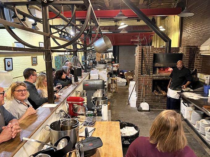 Watch the magic happen as skilled hands transform simple ingredients into extraordinary meals right before your eyes.