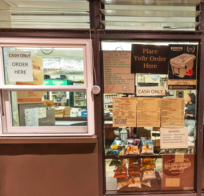 The ordering window &ndash; where dreams come true and indecision is frowned upon. Know your order or risk the gentle scorn of locals.