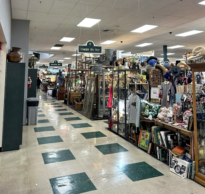 "Forget Me Not" indeed&mdash;these aisles could make you forget what century you're in or that you came for "just one specific thing."