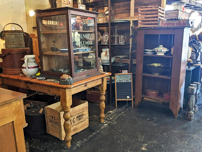Wooden cabinets and glass display cases&mdash;the perfect frames for treasures that have survived decades of spring cleanings and moving days.