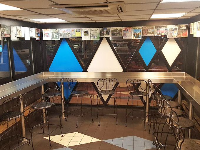 The blue and white diamond pattern isn't just decoration&mdash;it's a visual signature as recognizable to Chicagoans as their skyline or the Cubs' perpetual hope.