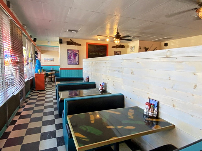 The dining room's nautical-meets-nostalgic vibe creates the perfect backdrop for seafood memories in the making.